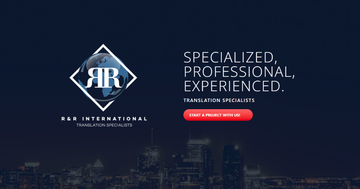 R&R International - Professional Translation Services | Document ...
